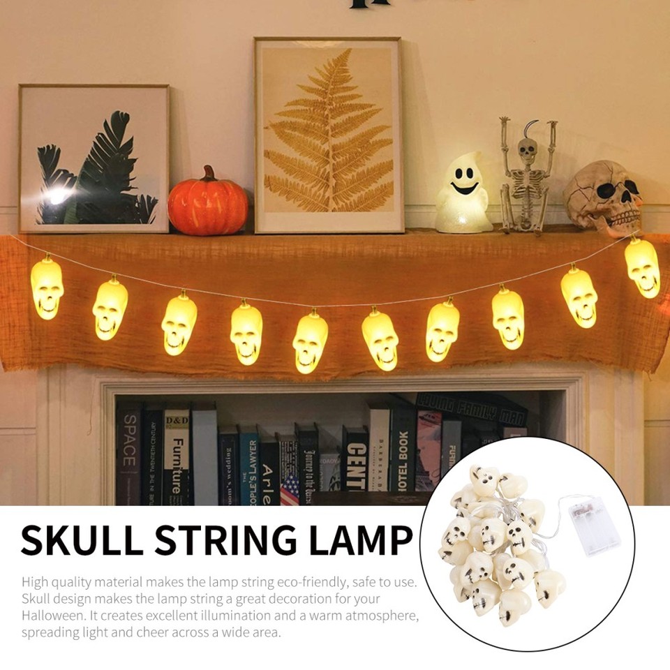 1pc Skull Light String Lamp Halloween Light String Light Decorative ...