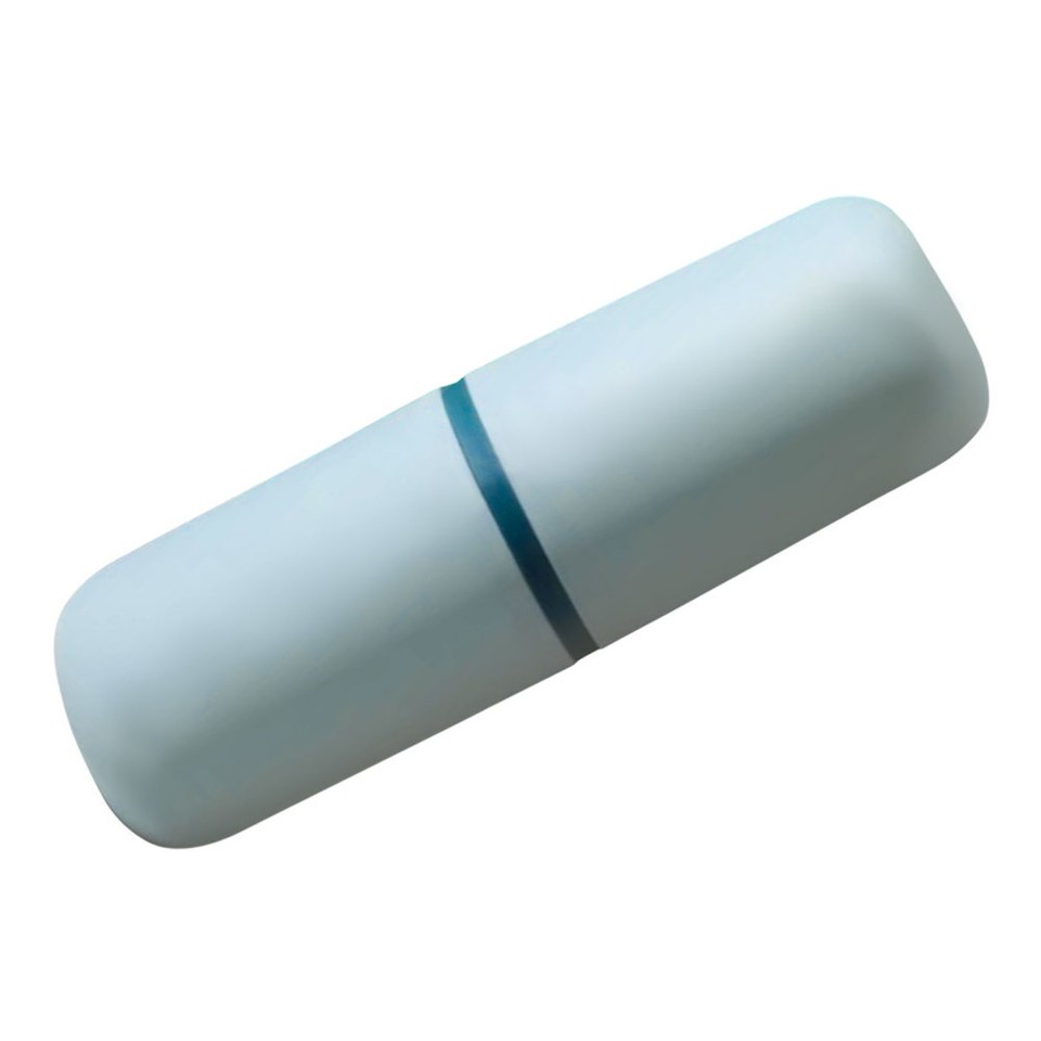 Travel Toothbrush and Toothpaste Holder - Double-Layer Portable ...