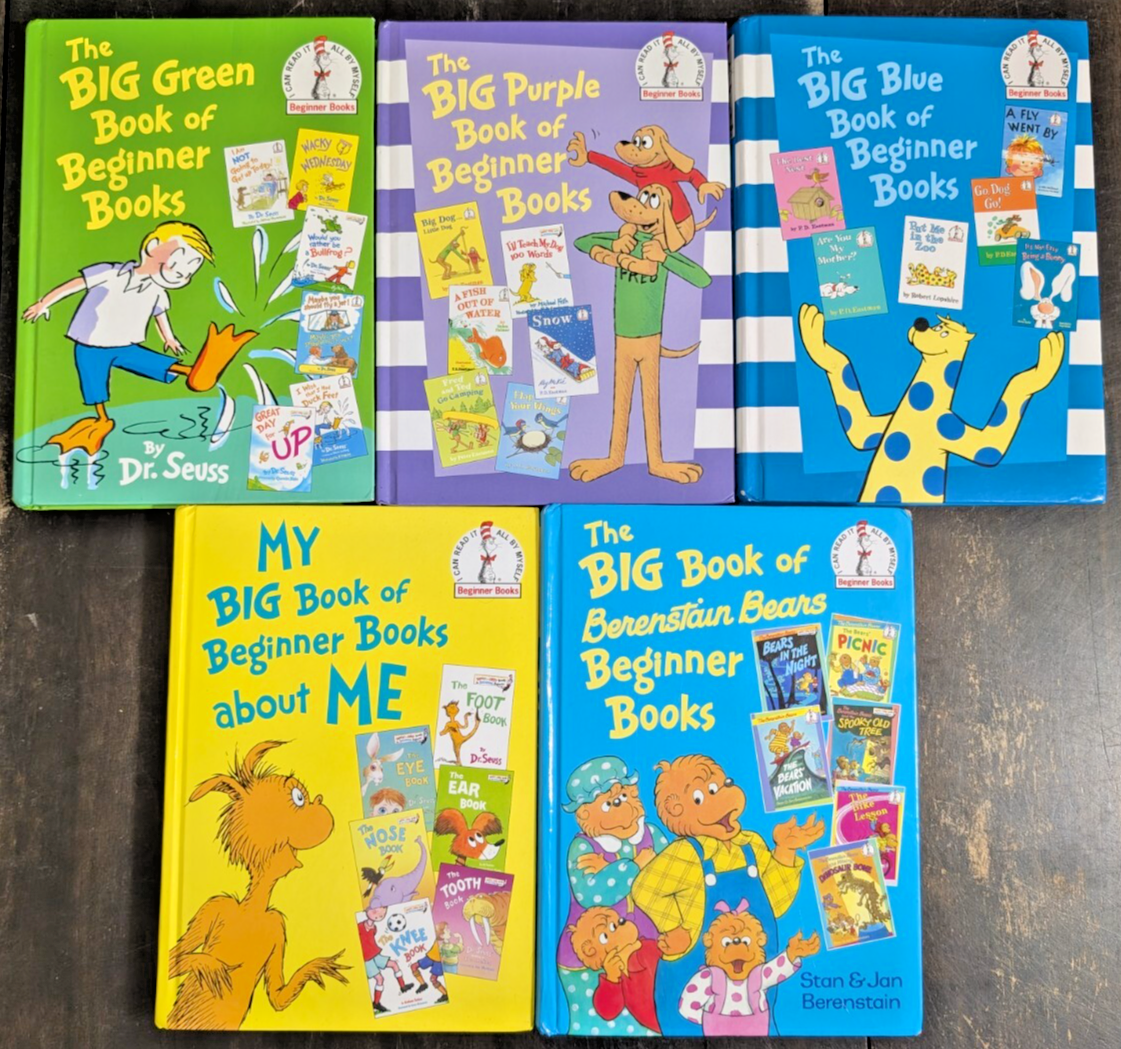 6 Book Lot BIG Dr Seuss I Can Read Hardcover Children's Picture Book 30 ...