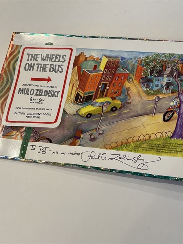 Wheels on the Bus by PAUL O. ZELINSKY, Movable Parts Pop Up Book ...