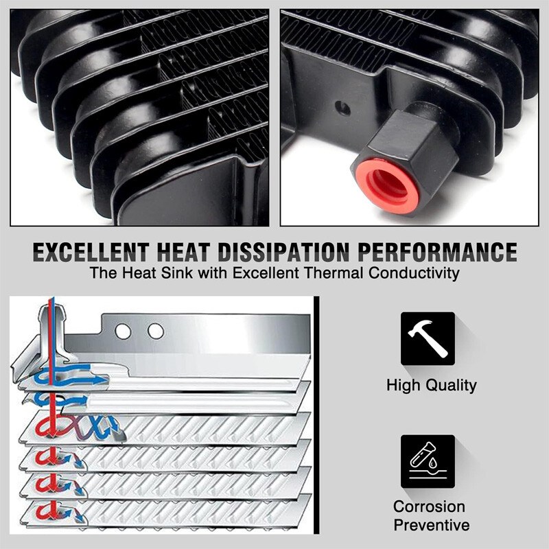 Tru Cool 40K Transmission Cooler Transmission Oil Cooler GVW Max 40,000 ...