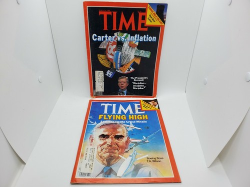 Vintage 1980's Time Magazine lot of 2. Jimmy Carter cover and Boeing ...