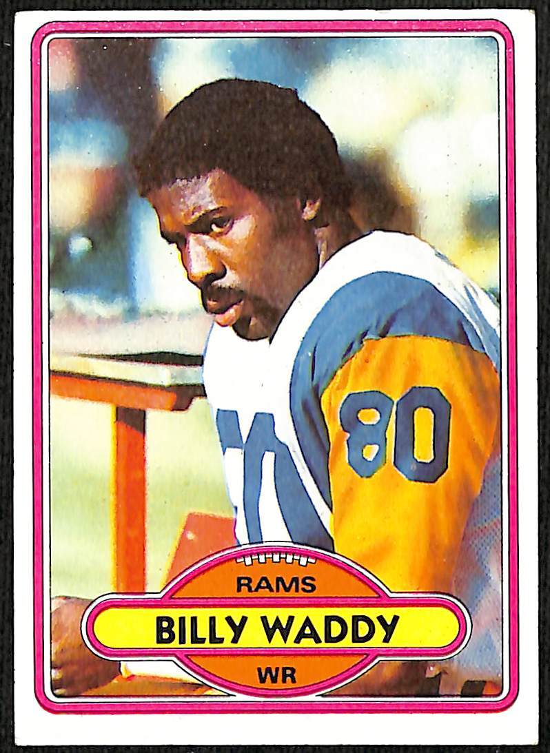 1980 Topps Billy Waddy #342 Los Angeles Rams | eBay