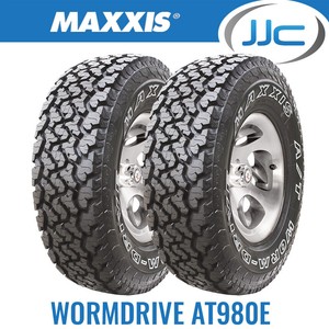 2 x Maxxis Wormdrive AT-980E 265 70 R17 112Q All-Terrain Tyres ...