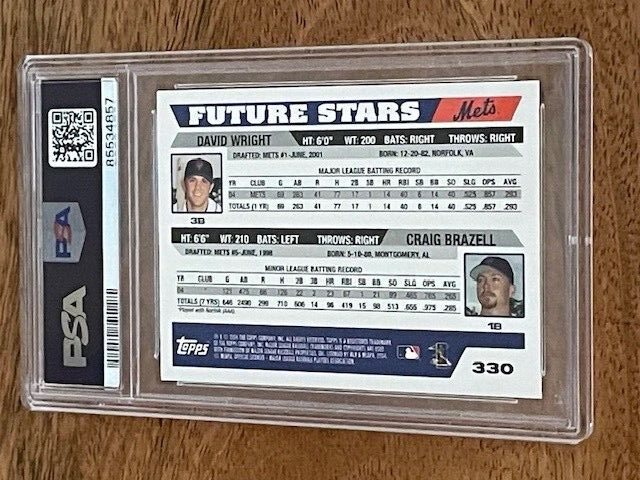 2005 Topps - Future Stars David Wright, Craig Brazell #330 for sale ...