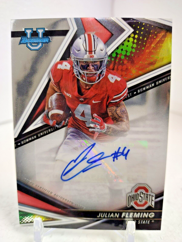 JULIAN FLEMING AUTO 2022 23 Bowman's Best University NCAA Football BAJF ...