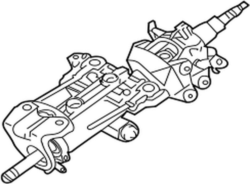 45810-60190 Toyota Column assy, steering 4581060190, New Genuine OEM ...