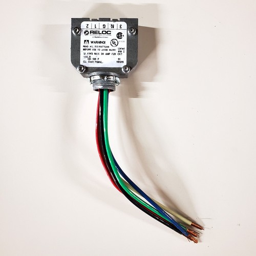 RELOC Lithonia Lighting CD-120-F-M10 5-Wire Circuit Distributor Wiring ...