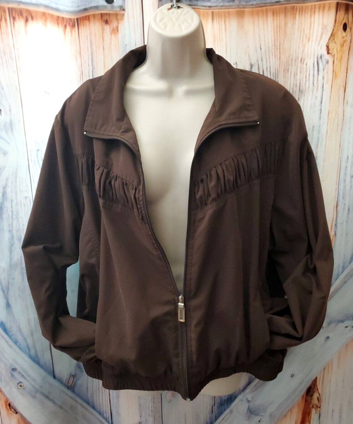 Koret Sport Women XL Full Zip Brown Jacket - Gem