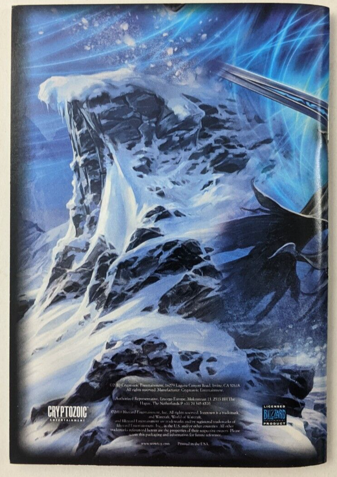 World of Warcraft TCG Icecrown Set Guide Player's Visual Card Checklist ...
