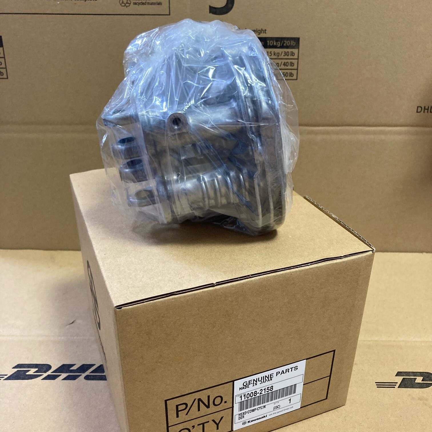【NEW】Kawasaki Genuine Head Comp Cylinder 11008-2158 Direct From Japan ...