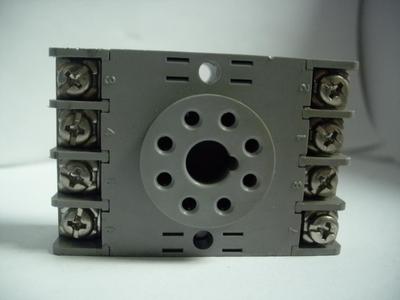 POTTER & BRUMFIELD 27E891 8-PIN 300V 10A ROUND RELAY BASE SOCKET ...