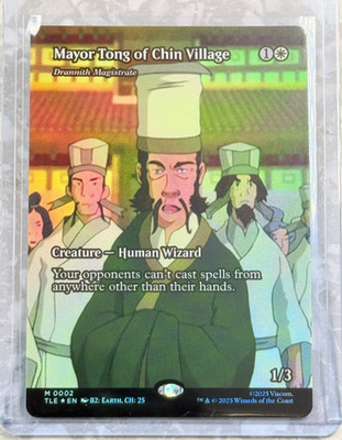 Mayor Tong of Chin Village - Drannith Magistrate Borderless Foil MTG ...