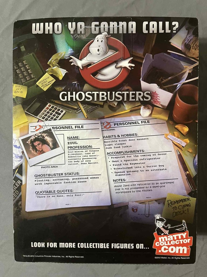 2012 Mattel Ghostbusters Zuul Gatekeeper of Gozer Figure New MIB | eBay
