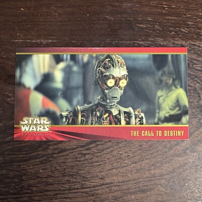 1999 Topps Star Wars Episode 1 "The Call To Destiny" C-3PO Card #50 | eBay