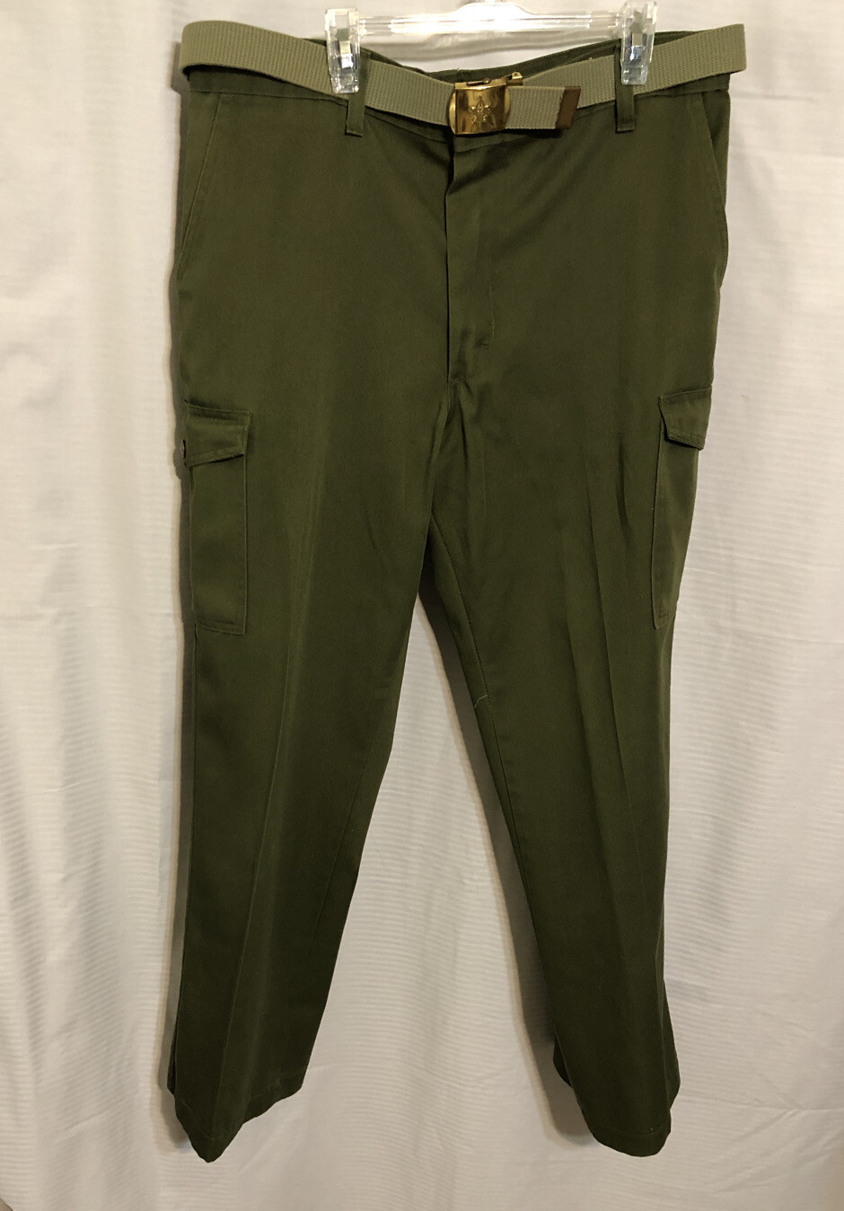BSA Boy Scouts of America Olive Green Official Uniform Cargo Pants ...