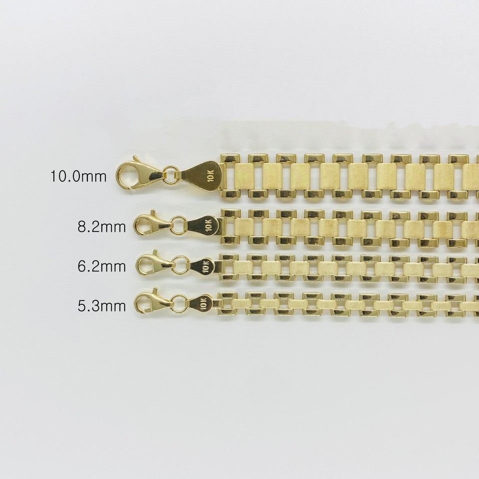 10k Gold Classic Rollie Presidential Chain (Hollow) | eBay