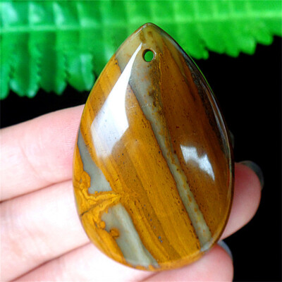 48x32x6mm Natural Sonoran Sunrise Sunset Stone Teardrop Pendant Bead ...