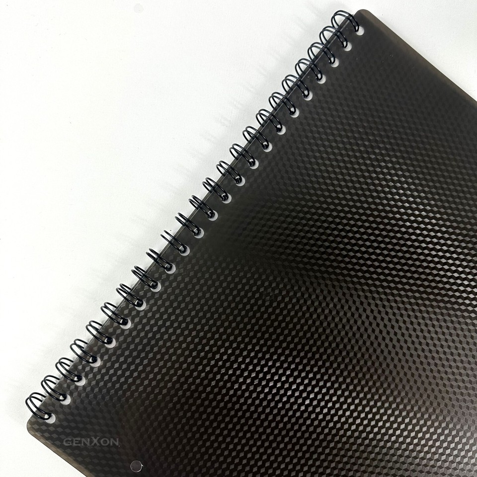A4 Display Book Folder 50 Pocket Spiral Bound Storage File Folder ...