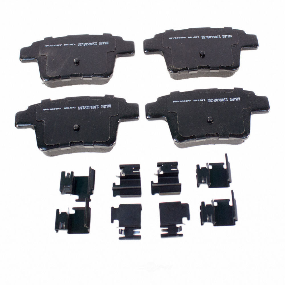 Disc Brake Pad Set-Pads - Standard Premium - Integrally Molded Organic ...