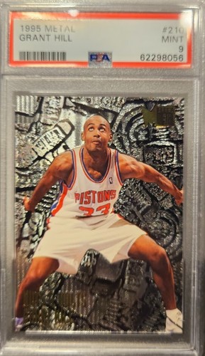 1995-96 METAL GRANT HILL #210 Nuts and Bolts PSA 9 | eBay