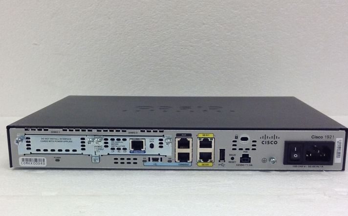 Cisco 1921/K9 V05 Modular Router with HWIC-1DSU-T1 WAN | eBay