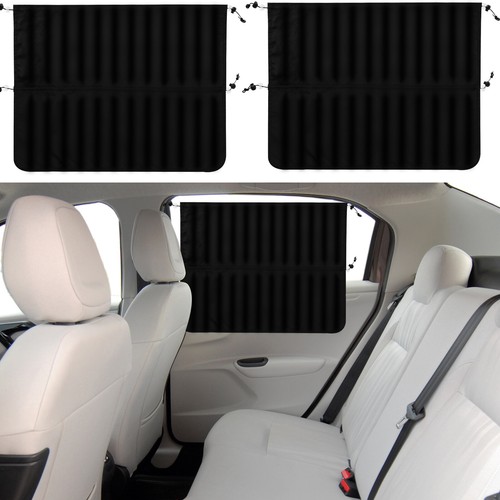 2x Car Side Window Shade Sun Shade Car Window Socks Baby Kid UV ...