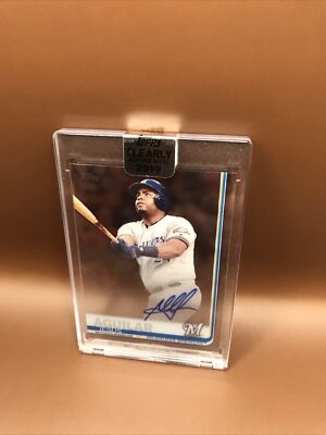 2019 Topps Clearly Authentic Jesus Aguilar Auto Autograph #CAA-JA ...