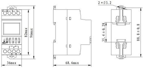 Auto Bell Ring Timer Controller Din Rail Timer Switch School Factory ...