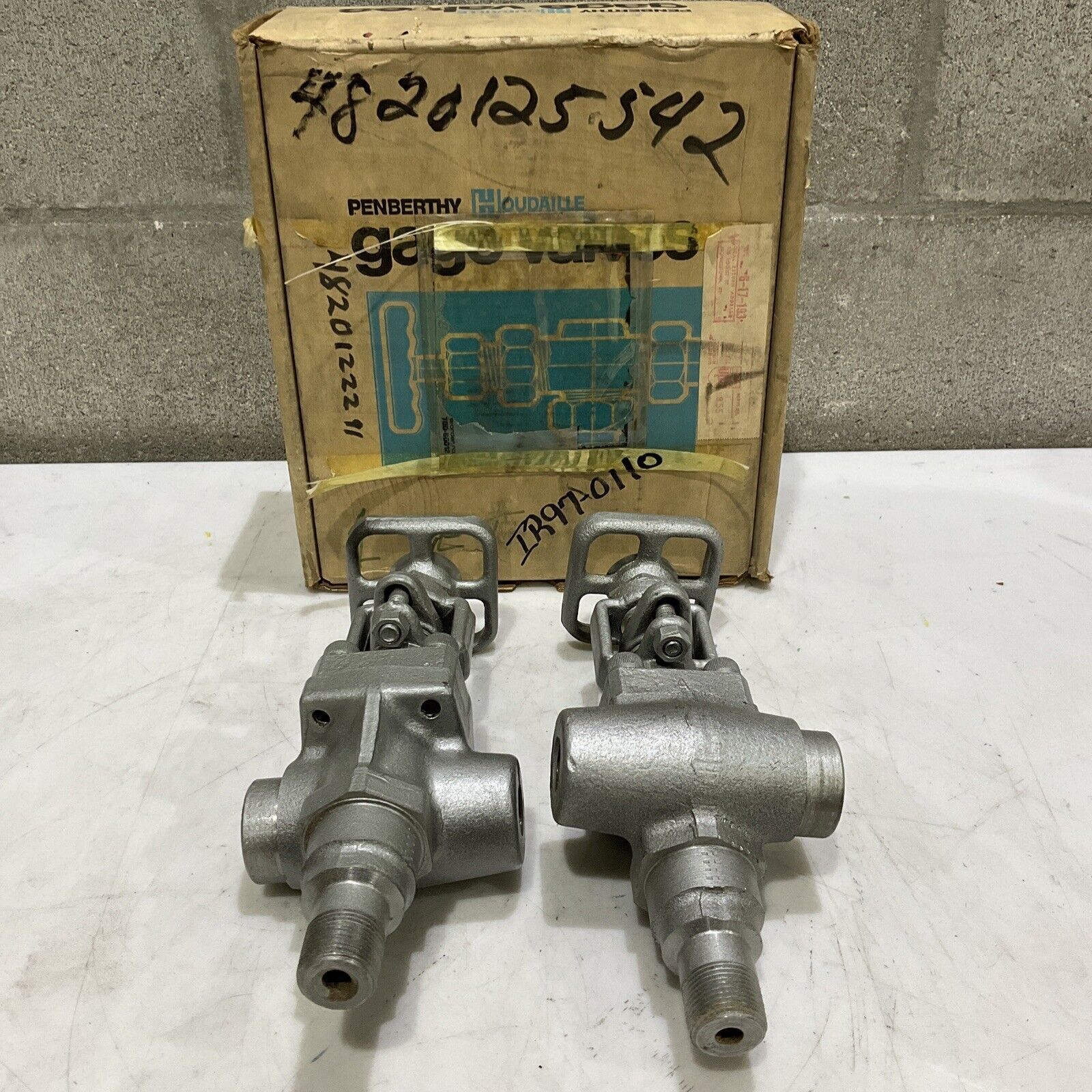 PENBERTHY HOUDAILLE 64856-500 GAGE VALVE 730 W/ BALL CHECK 1/2” NPT LOT ...