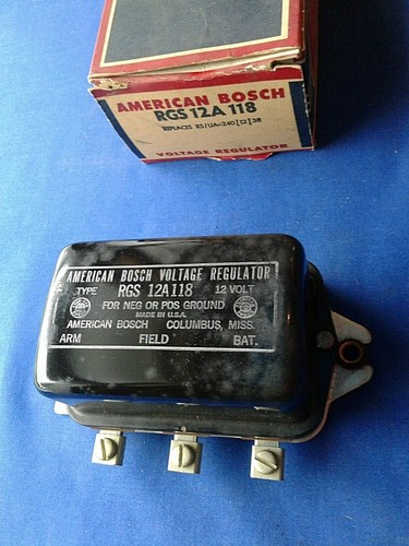 American Bosch 12V Voltage Regulator # RGS 12A 118 Robert Bosch 12v ...