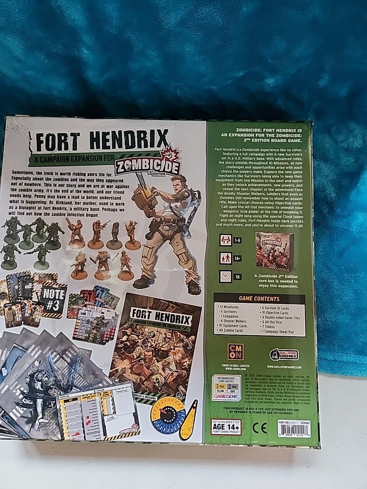 Zombicide Fort Hendrix Campaign Expansion 2nd Edition | eBay