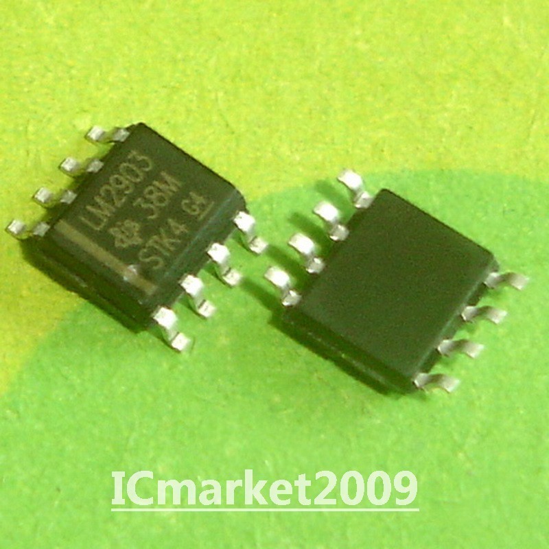 10 PCS LM2903DR SMD LM2903D LM2903 2903 Dual Differential Comparator ...