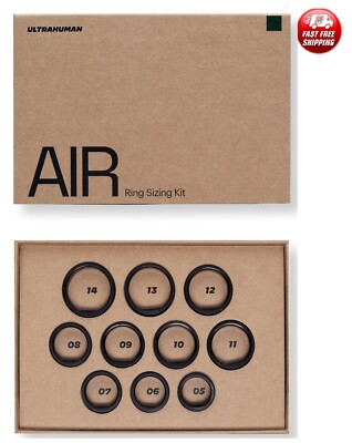 ULTRAHUMAN Ring AIR-Smart Ring Health Tracker, Size First Sizing Kit ...