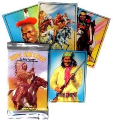 1995 Native Americans Trading Card pack Series 1 Bon Air Cards Sitting ...