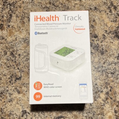 iHealth Track Smart Upper Arm Blood Pressure Monitor with Wide Range ...