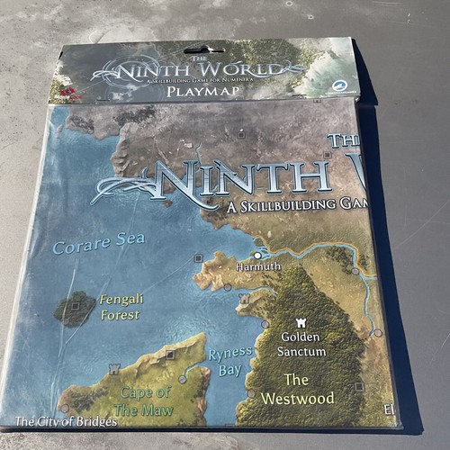 The Ninth World Board Game Playmap Rare Double Sided Map & Player Aid ...