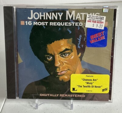 Johnny Mathis: 16 Most Requested Songs CD SEALED Columbia CK 40217 *Has ...