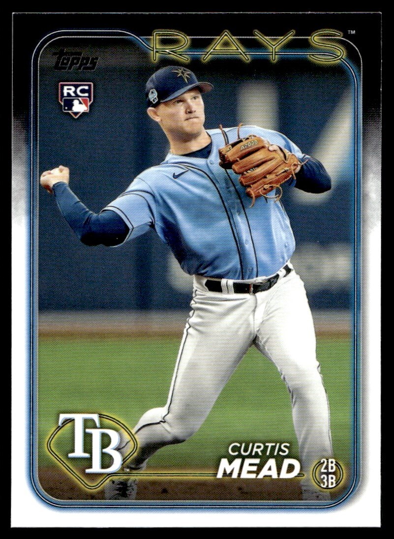 2024 Topps Series 1 Curtis Mead Rookie A2 Tampa Bay Rays #82 | eBay
