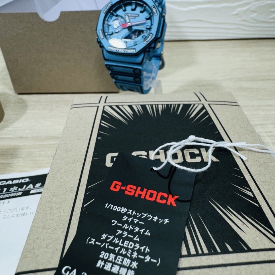NEW GA-2100 G-SHOCK MANGA THEME GA-2100MNG-2AJR Sky blue Fast shipping ...