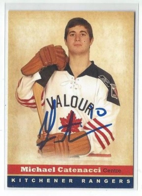 Michael Catenacci Signed 2006/07 Kitchener Rangers Team Issued Card | eBay