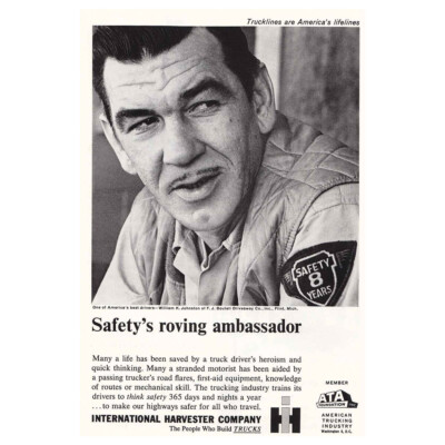 1962 International Harvester: Boutell Driveaway, Flint Vintage Print Ad ...