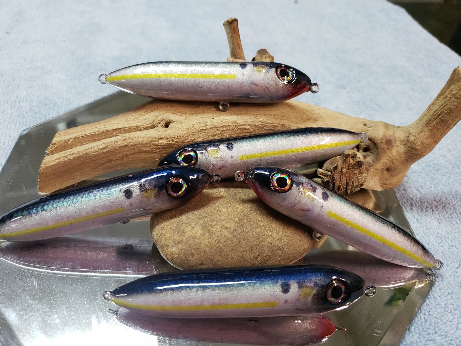 EZS CUSTOM WRAPPED SPOOK JR TOPWATER LURES | eBay