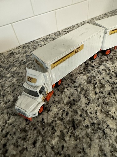CCX Con-Way Central Express Tractor Double Trailer 1:53 Vintage 90s | eBay