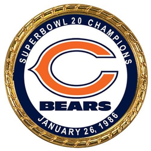 Tribute Coin Chicago Bears Super Bowl 20 XX Championship | eBay