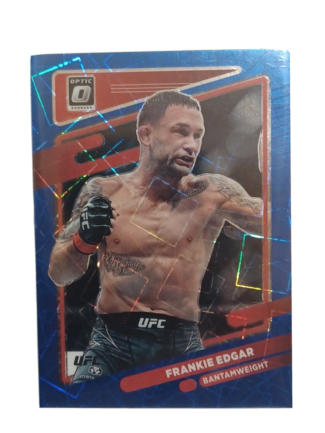 2022 Panini Donruss Optic UFC Blue Velocity Prizm Frankie Edgar #19 SSP ...