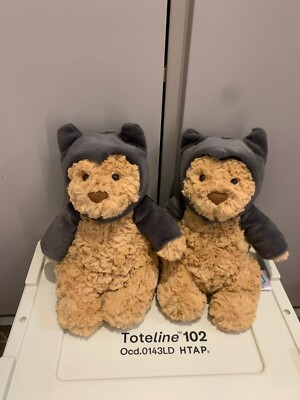 2025new Jellycat Bartholomew Bear Bat 10in / 26cm free Shipping & NWT ...