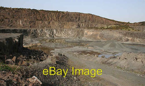 Photo 6x4 Cruicks Quarry (8) Inverkeithing Looking down the steeper of ...