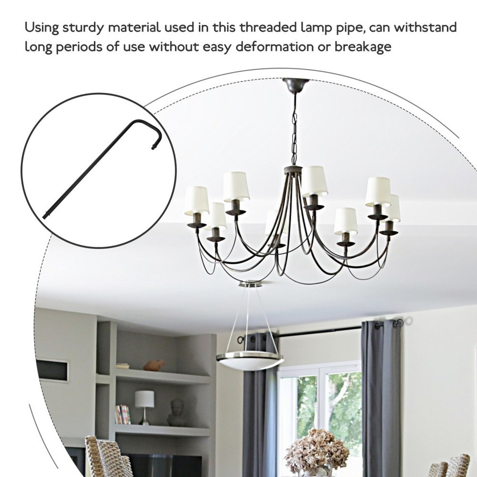 Lighting Fixture Stem Table Lamp Curved Stem Desk Lamp Stem Lamp ...