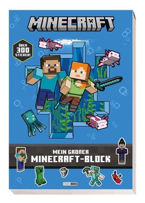 Minecraft: Mein großer Minecraft-Block: Sticker- und Malblock Panini ...